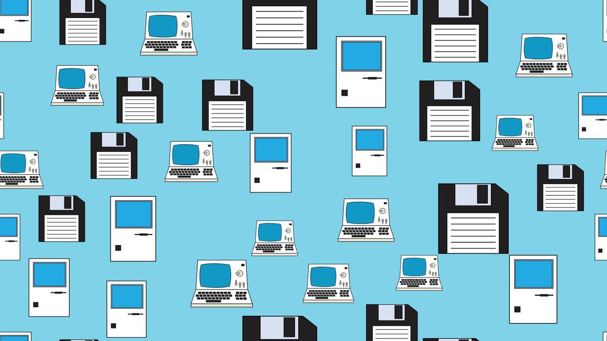 80s Computer Vector Art, Icons, and Graphics for Free Download