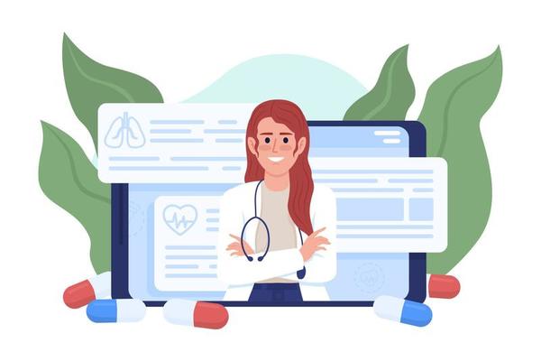 Telehealth Vector Art Icons And Graphics For Free Download