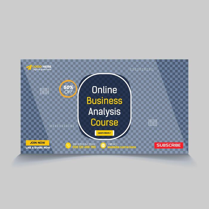 Online Course Banner Vector Art, Icons, and Graphics for Free Download