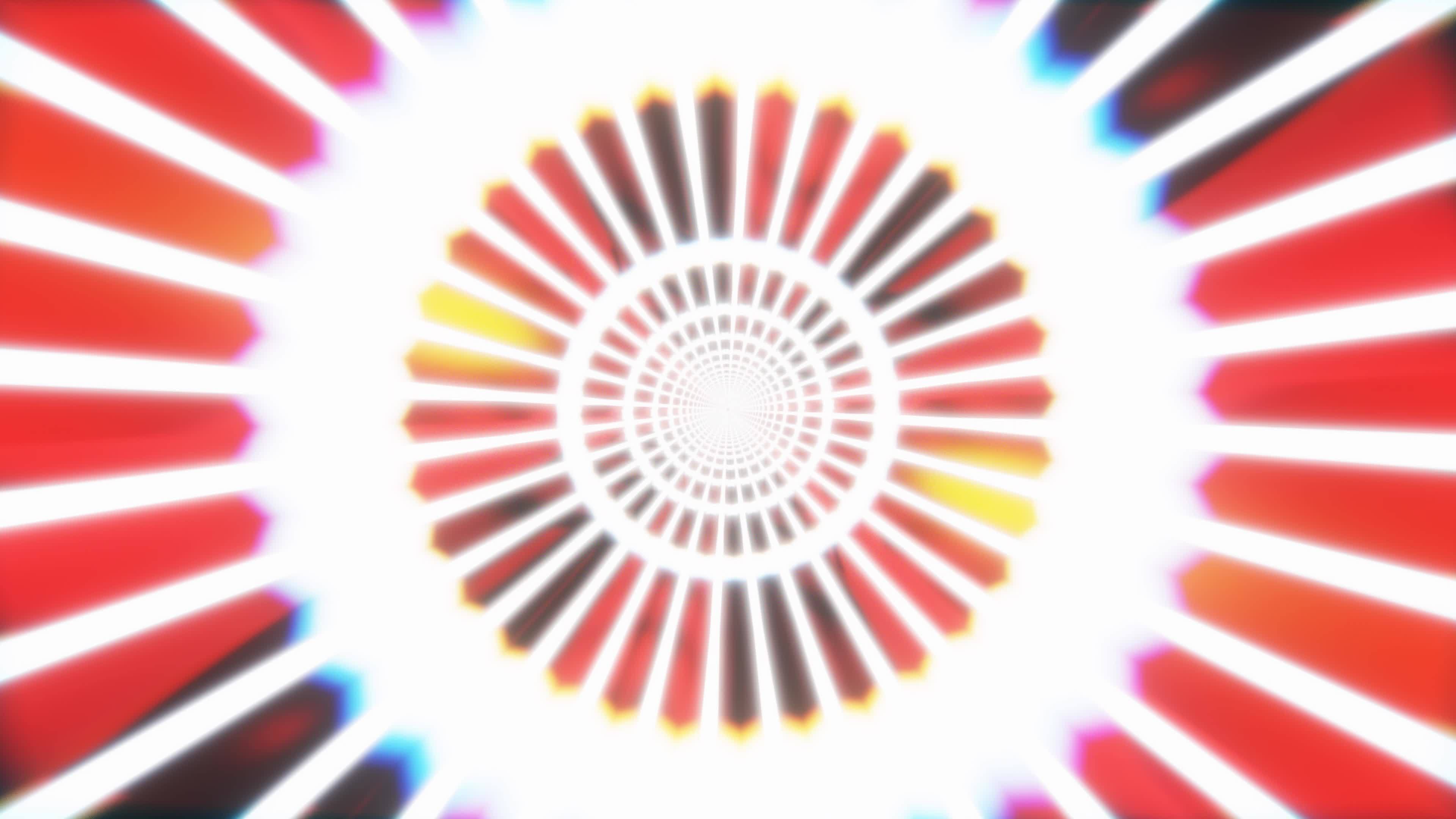 white red circle pulsating vj loop abstract background 16735106 Stock Video at Vecteezy