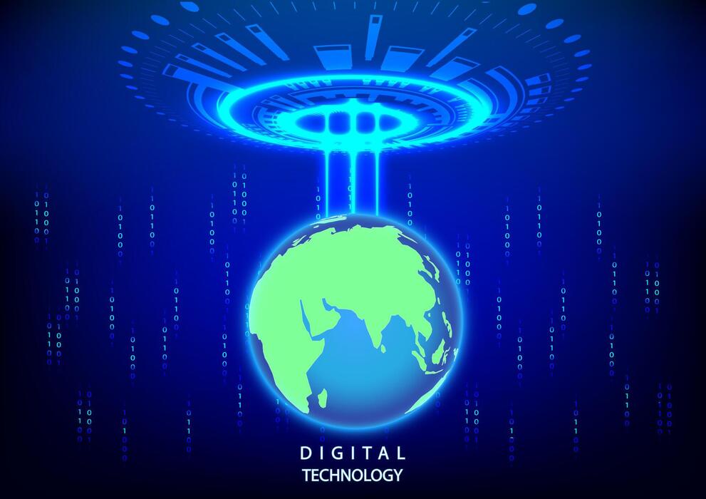 Information Technology Background Vector Art Icons And Graphics For