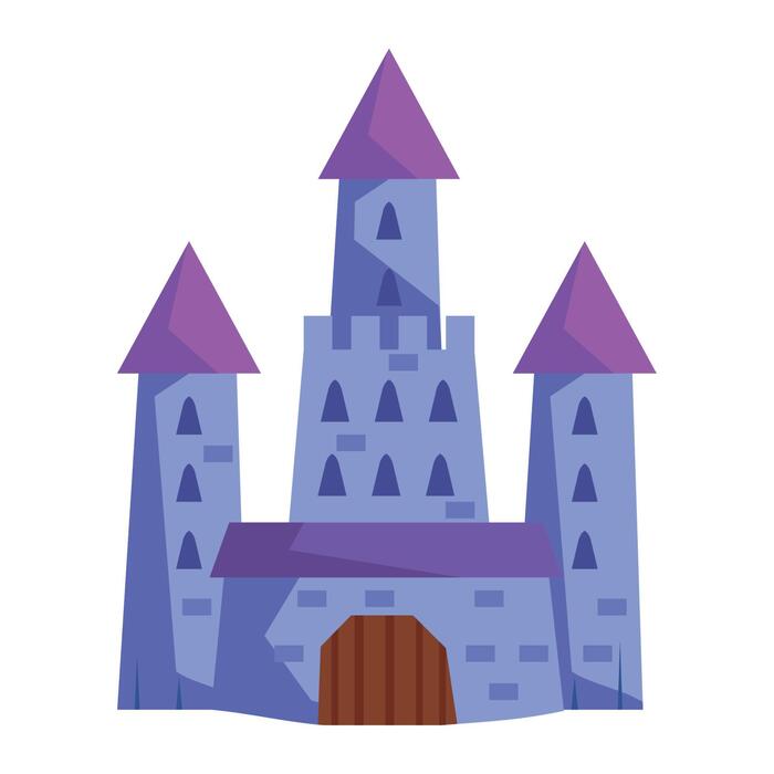 Fairytale Castle Vector Art, Icons, and Graphics for Free Download