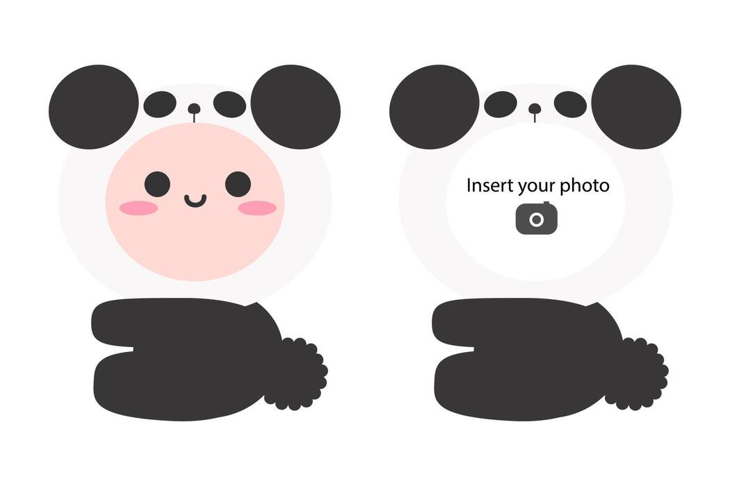 Panda Face Vector Art, Icons, and Graphics for Free Download