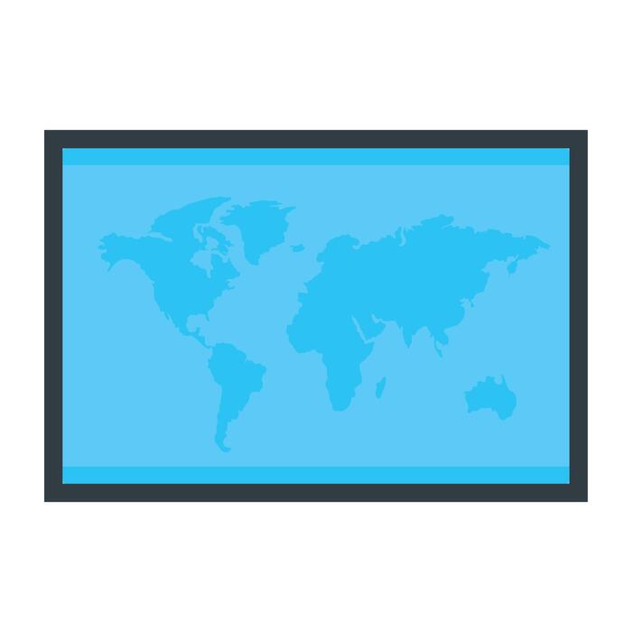 Flat World Map Vector Art, Icons, and Graphics for Free Download