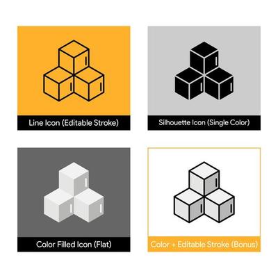 Sugar Cube Icon Vector Art, Icons, and Graphics for Free Download