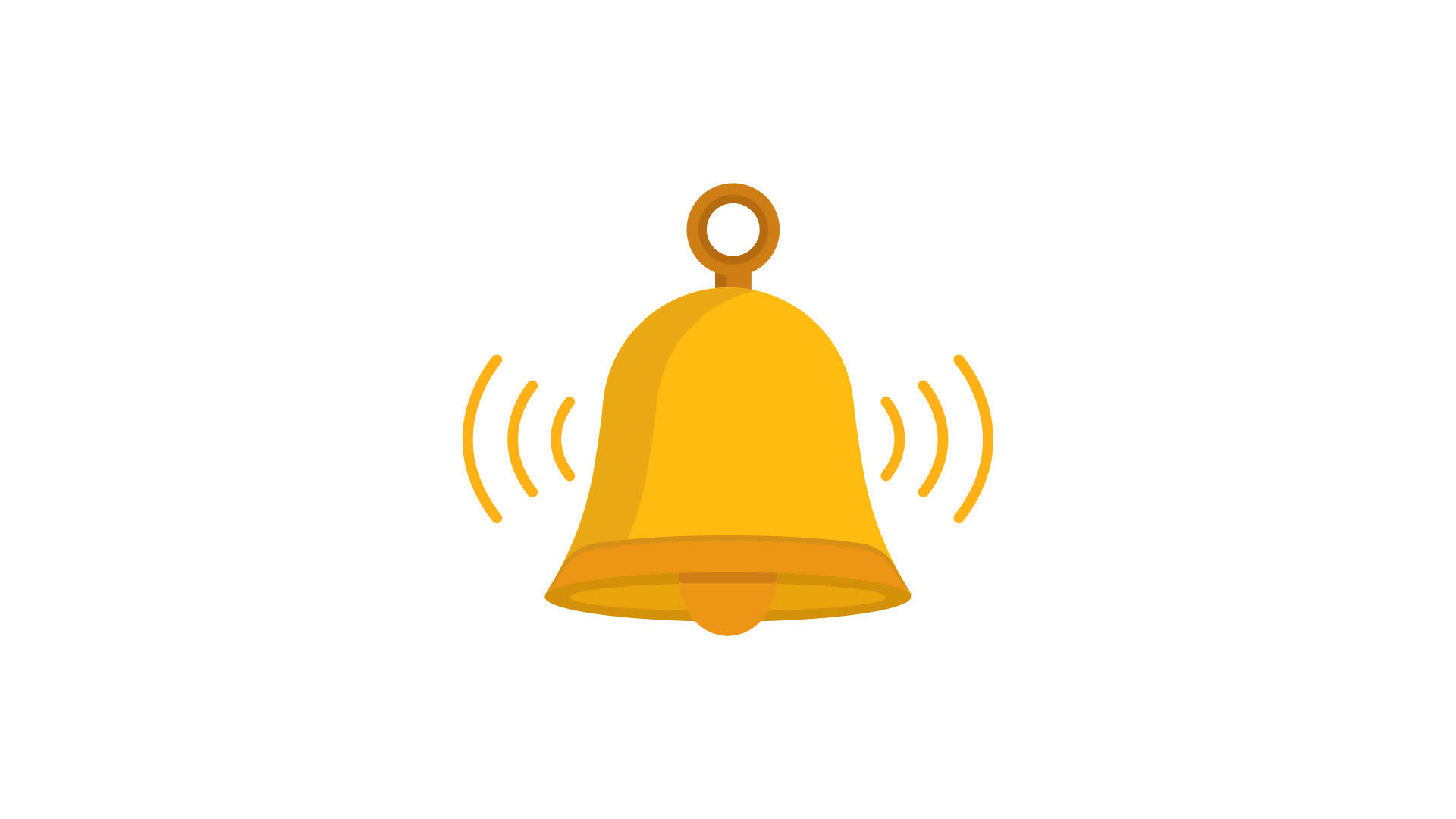 animated ringing bell icon of nice animation icons for your Education and e-learning videos easy ...