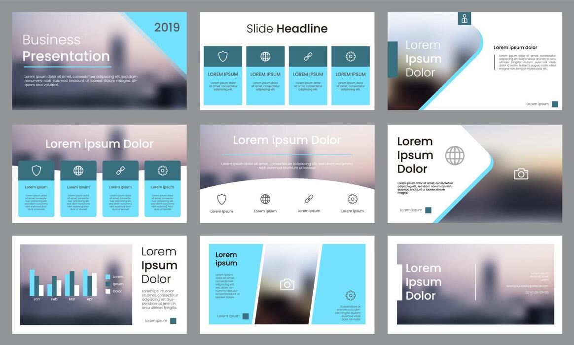 Powerpoint Background Blue Vector Art, Icons, and Graphics for Free ...