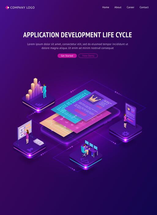 Software Development Banner Vector Art, Icons, and Graphics for Free ...