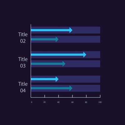 Horizontal Bar Graph Vector Art, Icons, and Graphics for Free Download