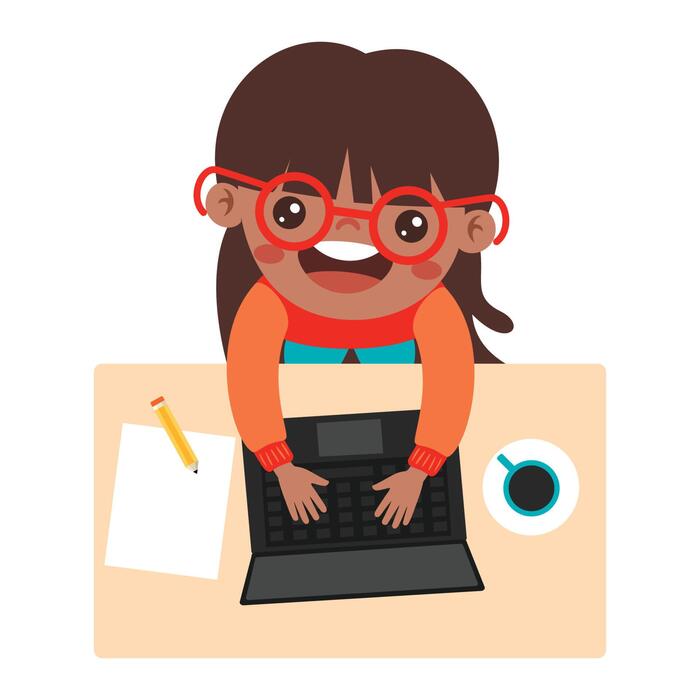 Kids Computer Vector Art, Icons, and Graphics for Free Download