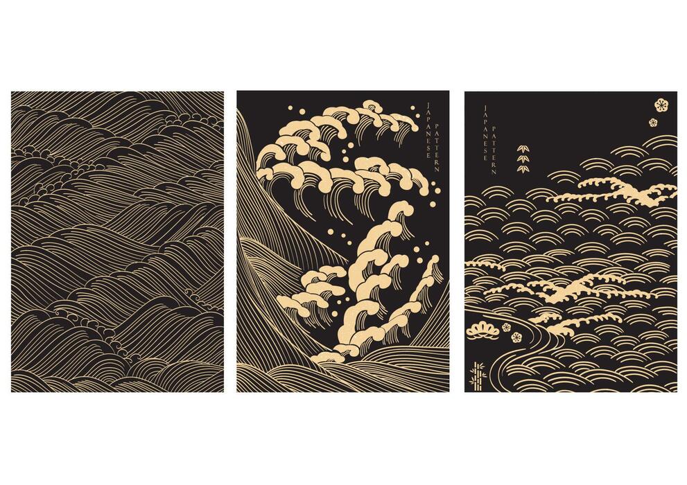 Japanese Wave Vector Art, Icons, and Graphics for Free Download