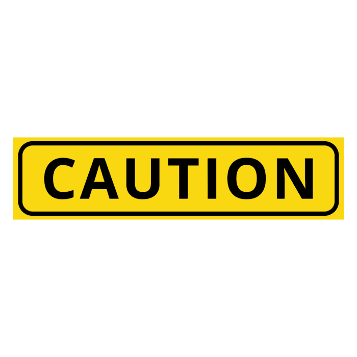 Caution Signs PNGs for Free Download