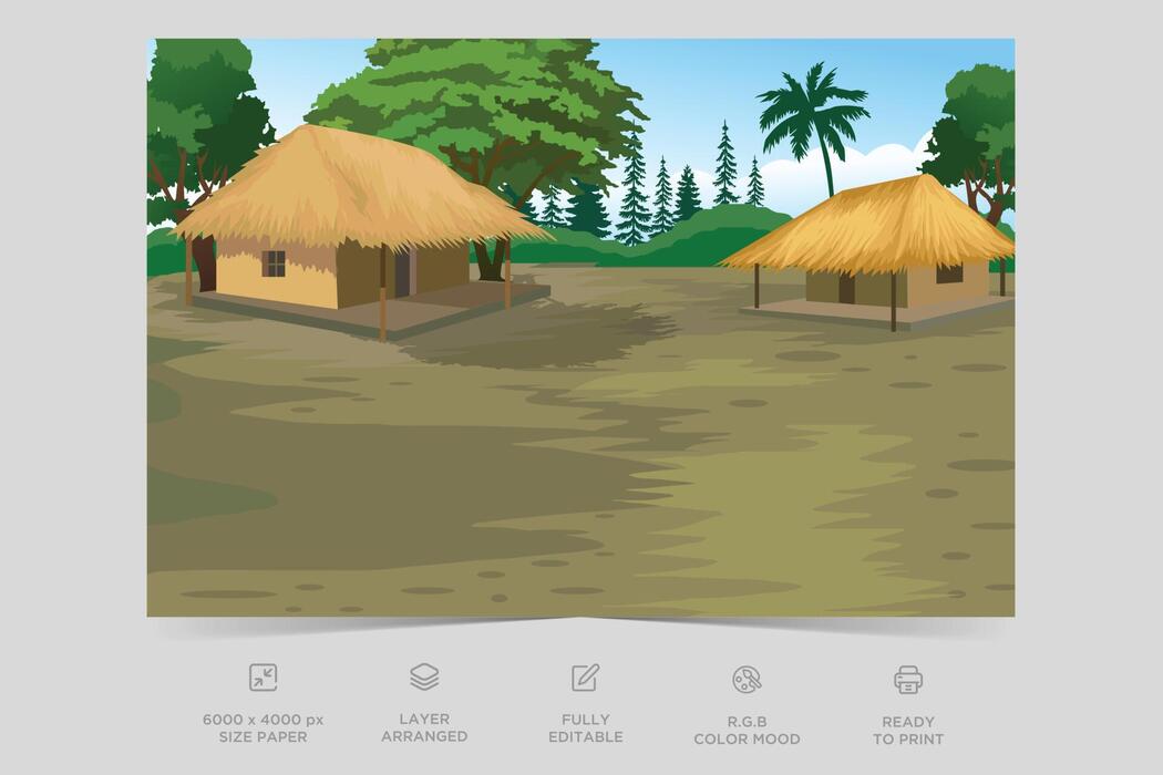 2d Village Vector Art, Icons, and Graphics for Free Download