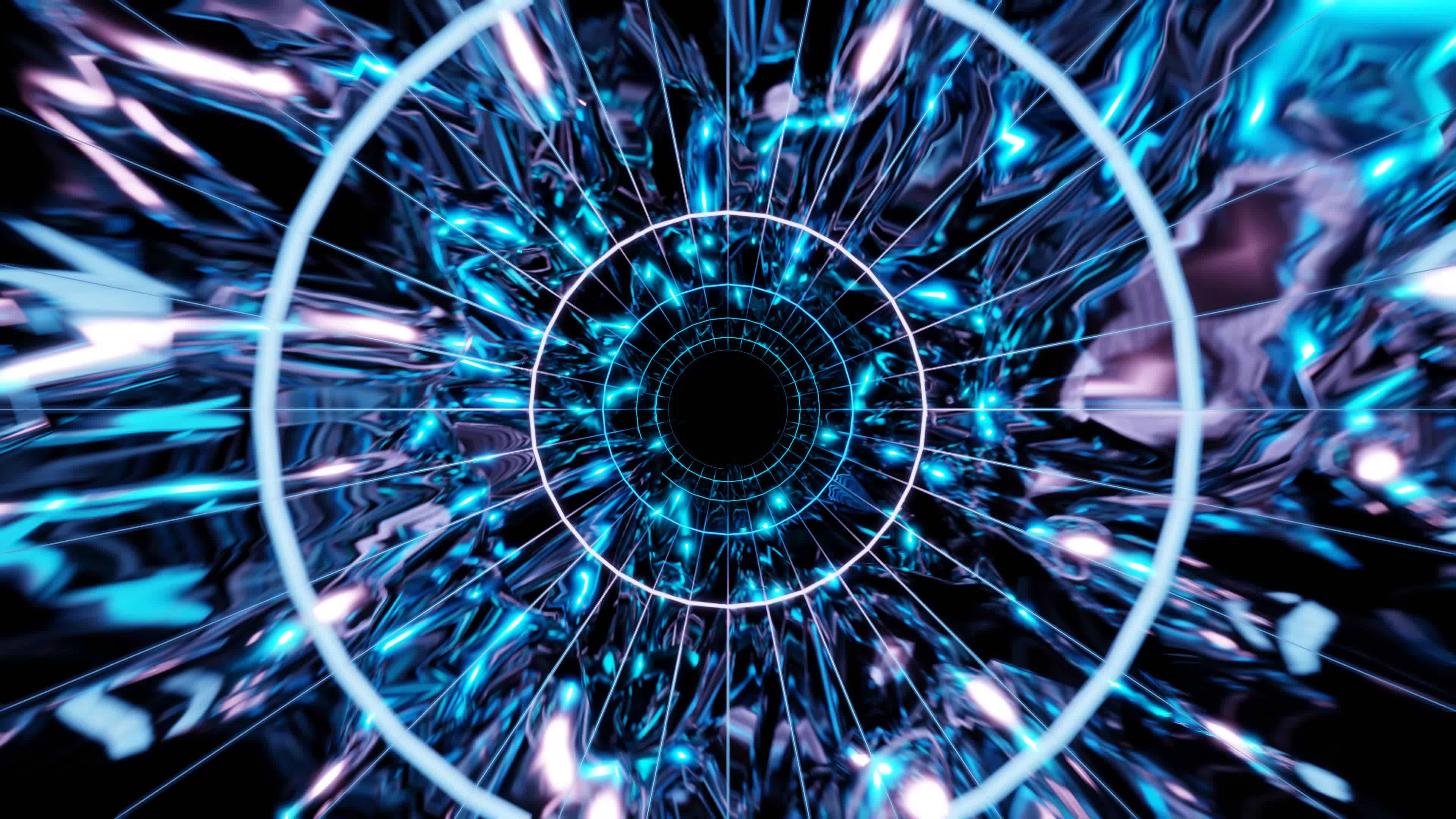 blue cosmic cyber tunnel on space abstract background vj loop template ... blue cosmic cyber tunnel on space abstract background vj loop template ...