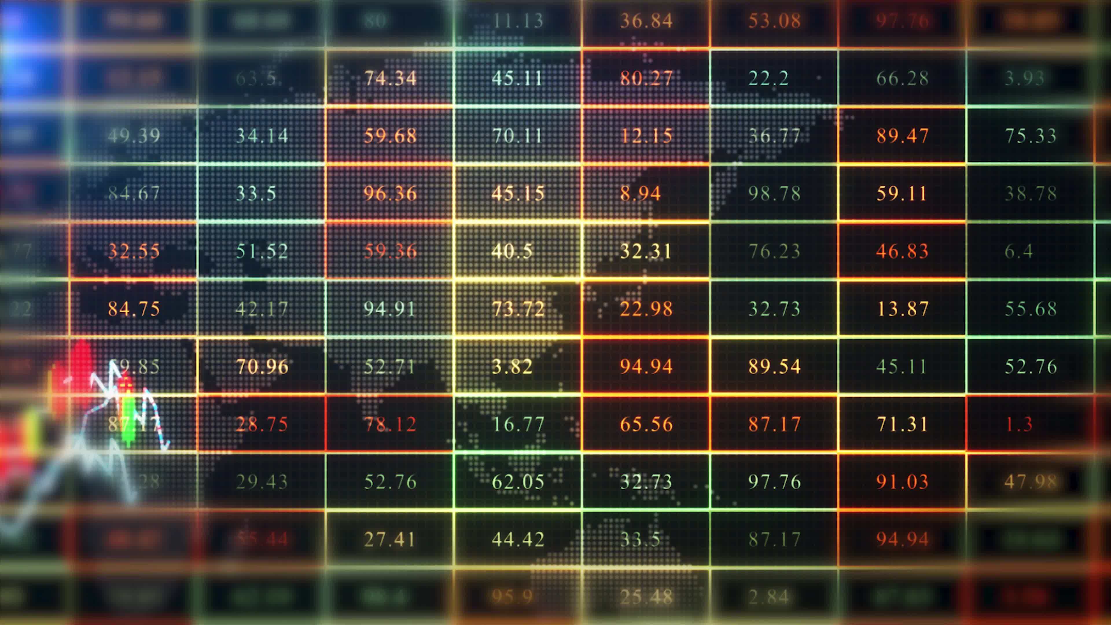 Stock Market Animation Stock Video Footage for Free Download