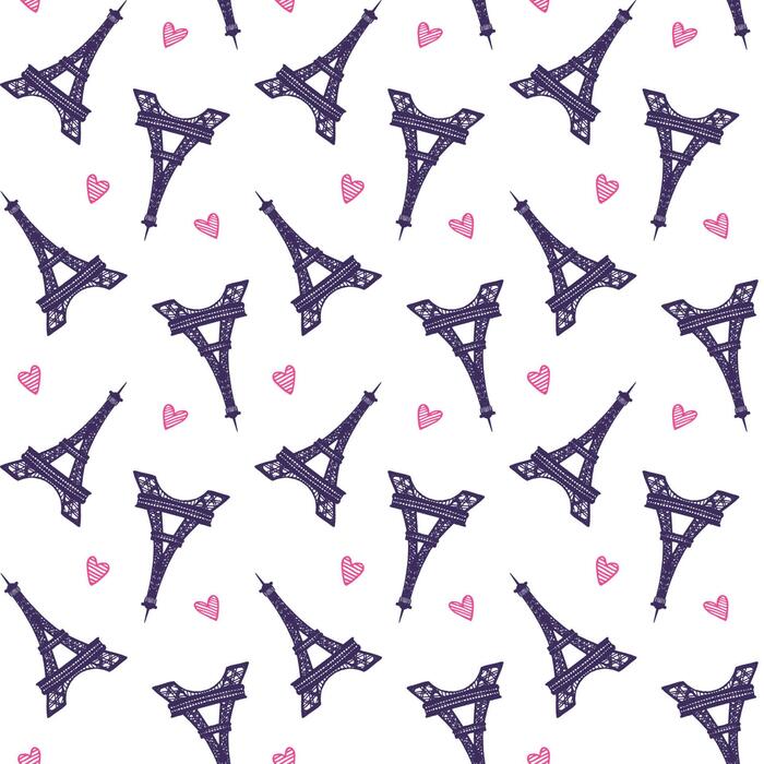 Eiffel Tower Pattern Vector Art, Icons, and Graphics for Free Download
