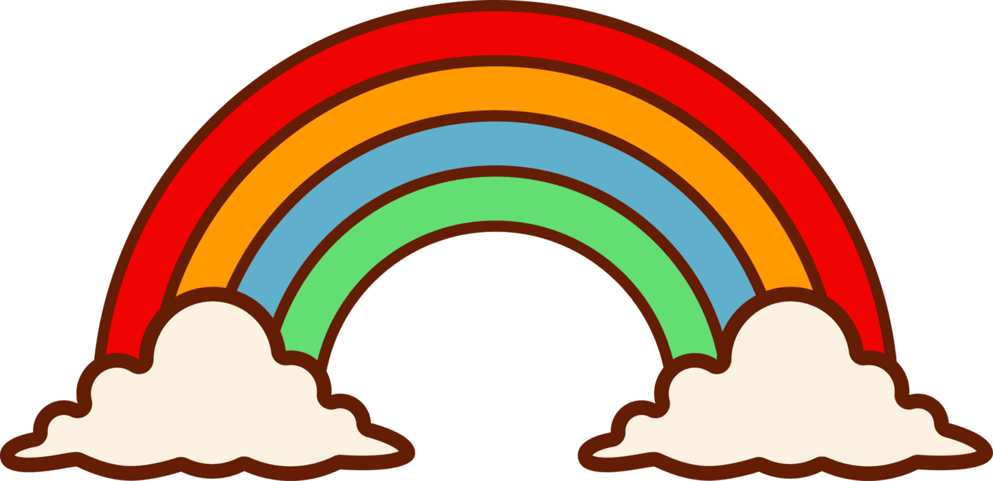 Rainbow Cartoon PNGs for Free Download