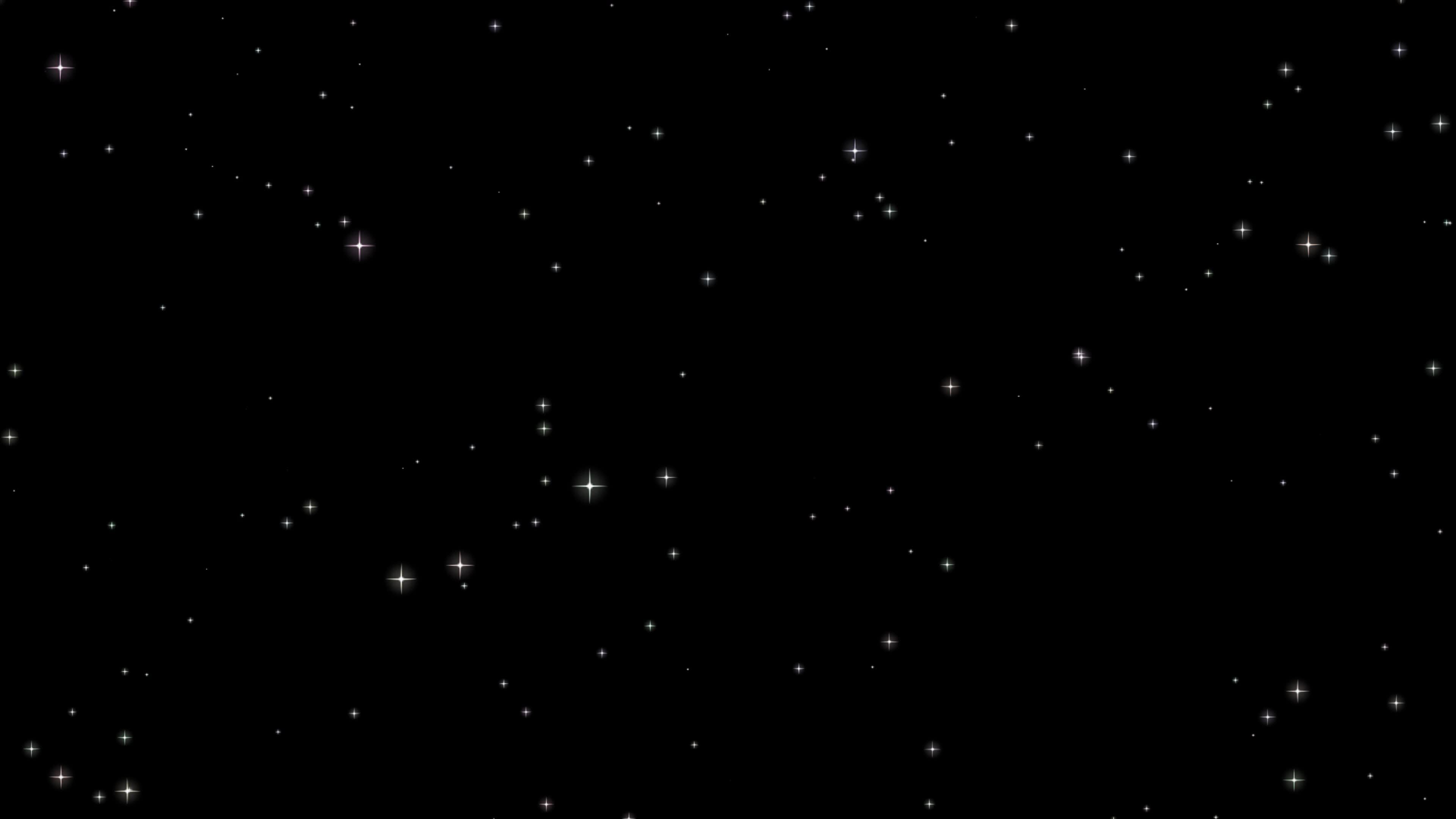 Glowing Twinkle Star Moving In Sky, Stars Moving On Space, Animation Of Blinking Stars Moving On ...