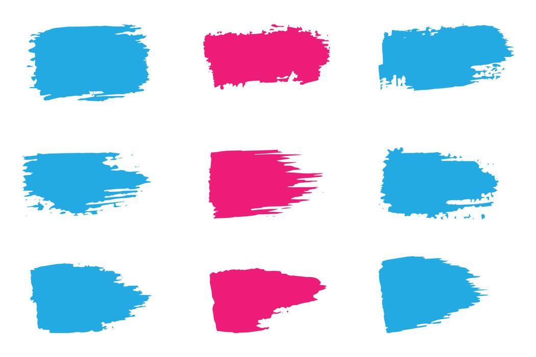 Colorful Paint Brush Stroke Vector Art, Icons, and Graphics for Free ...