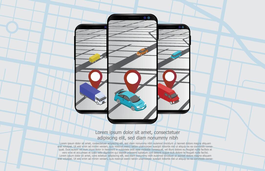 Vehicle Tracking Vector Art, Icons, and Graphics for Free Download