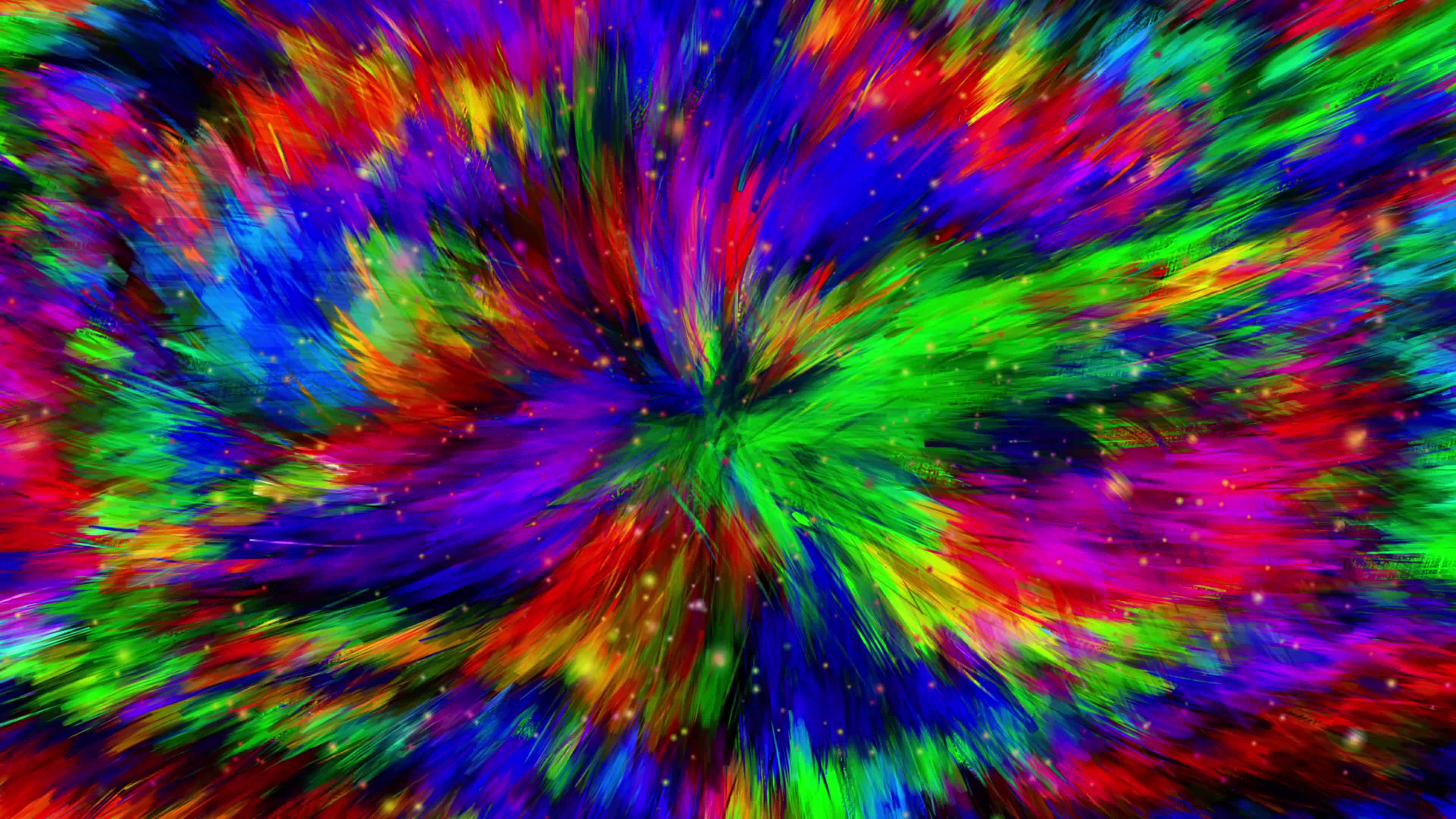 Abstract colorful animation. Multicolor liquid background. Beautiful ...