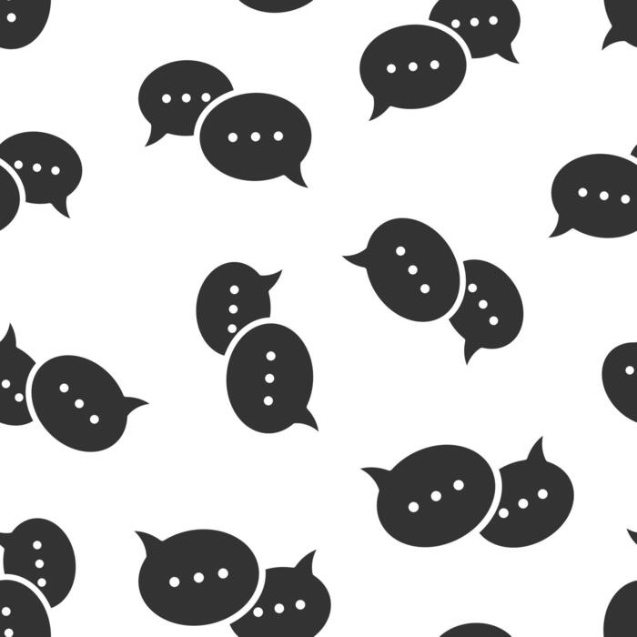 Chat Pattern Vector Art, Icons, and Graphics for Free Download