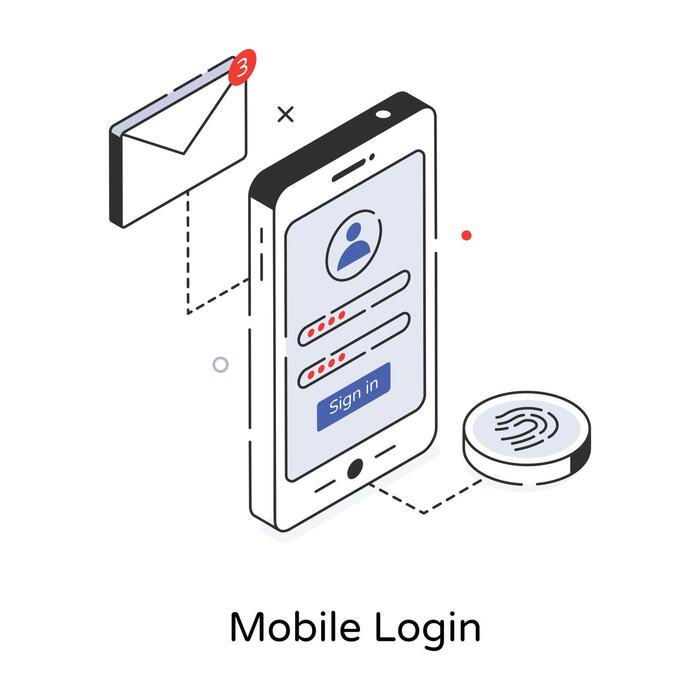 Mobile App Login Vector Art, Icons, and Graphics for Free Download