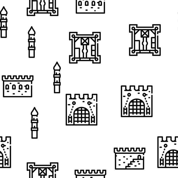 Castle Wall Vector Art, Icons, and Graphics for Free Download