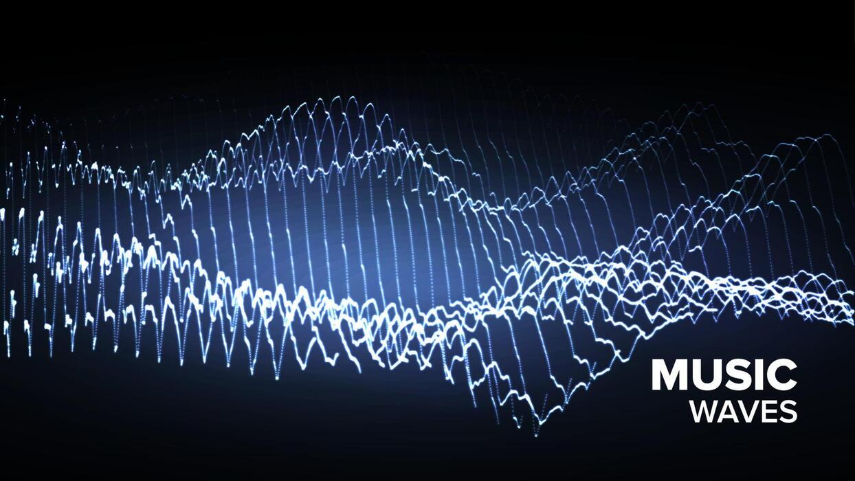 3d Sound Waves Vector Art, Icons, and Graphics for Free Download