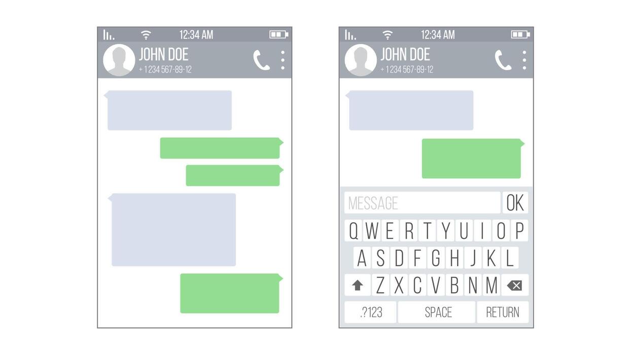 Mobile Keyboard Vector Art Icons And Graphics For Free Download