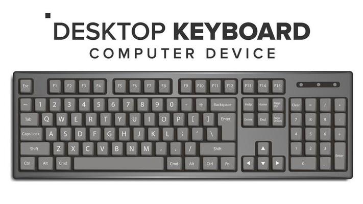 Computer Keyboard Keys Vector Art Icons And Graphics For Free Download