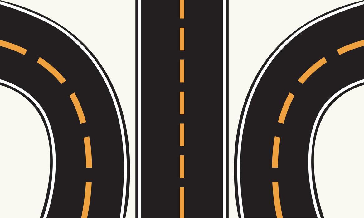 Two Roads Vector Art, Icons, and Graphics for Free Download