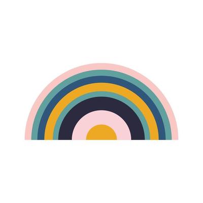 Boho Rainbow Vector Art, Icons, and Graphics for Free Download