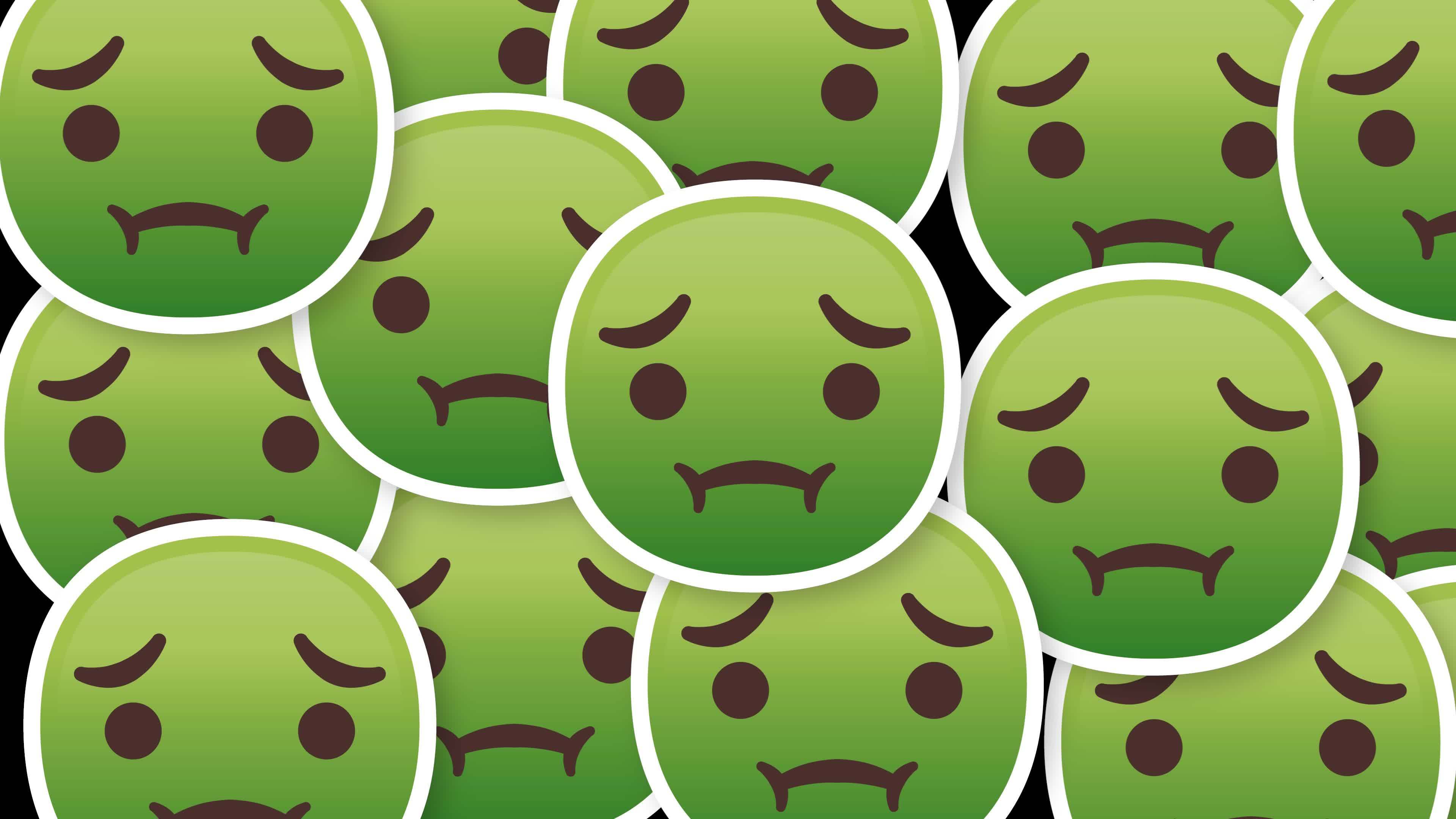 Sick Face Emoji Horizontal Transition 17360332 Stock Video At Vecteezy