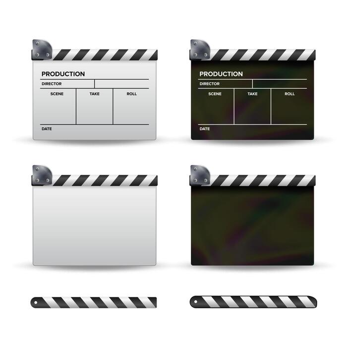 Clapper Board Vector Art, Icons, and Graphics for Free Download
