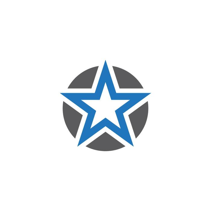 Blue Star Logo Vector Art, Icons, and Graphics for Free Download