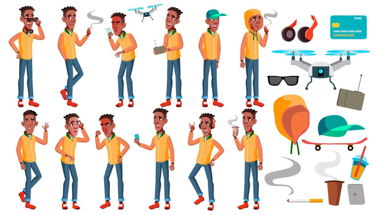 2d Character Animation Vector Art, Icons, and Graphics for Free Download