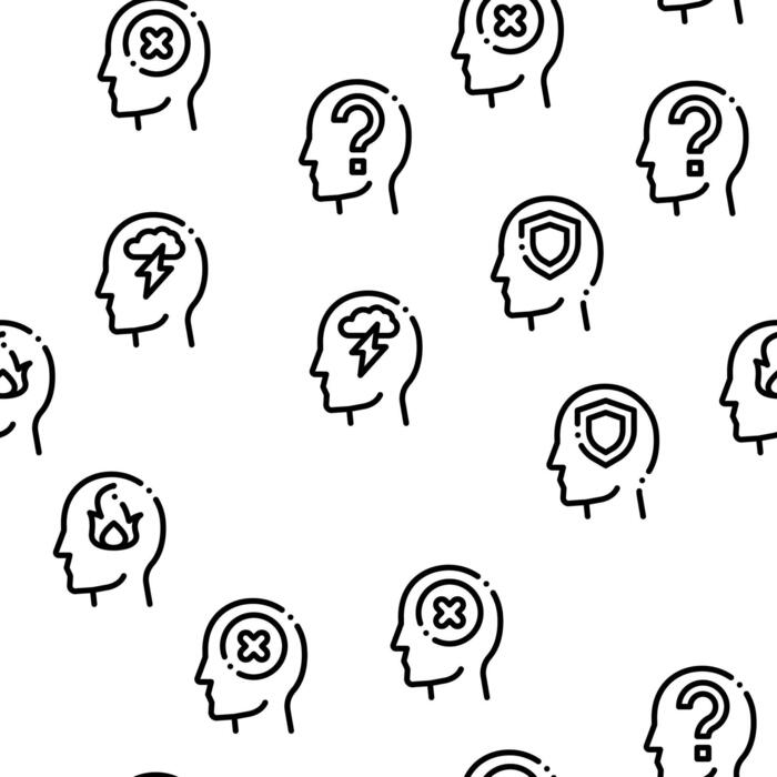 Thinking Pattern Vector Art, Icons, and Graphics for Free Download