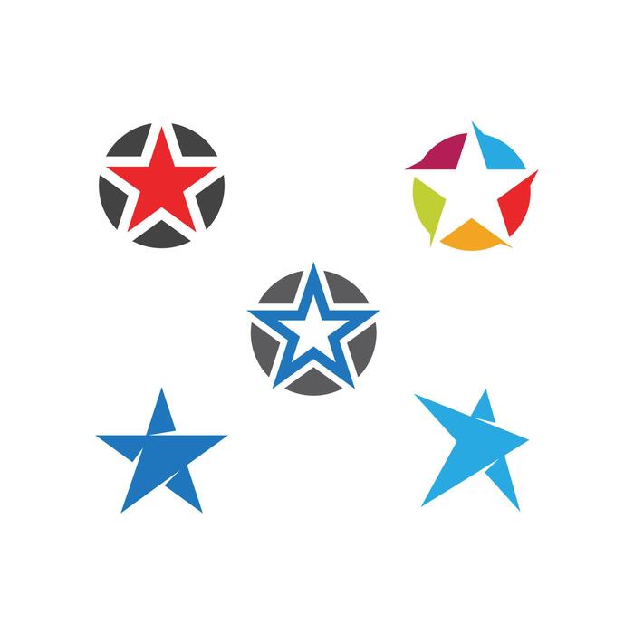 5 Star Logo Vector Art, Icons, and Graphics for Free Download