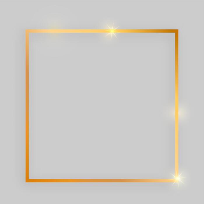 Gold Square Frame Vector Art, Icons, and Graphics for Free Download