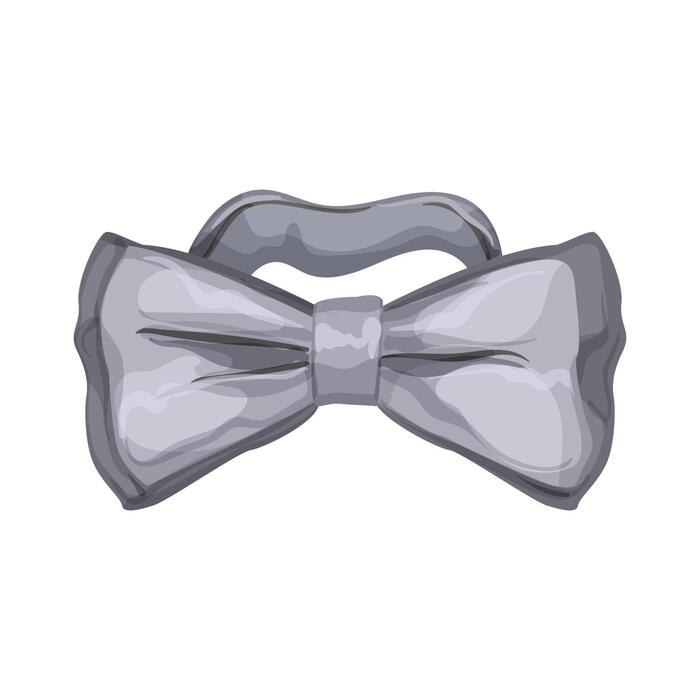 Silver Bow Tie Vector Art, Icons, and Graphics for Free Download