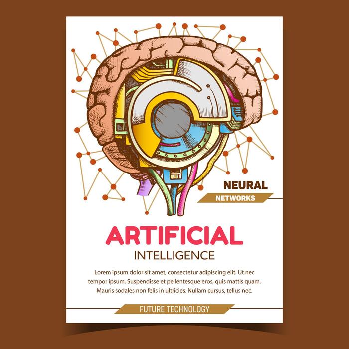 Artificial Intelligence Brain Vector Art, Icons, and Graphics for Free ...