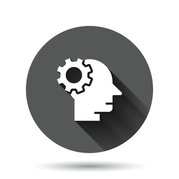 Gear Head Icon Vector Art, Icons, and Graphics for Free Download