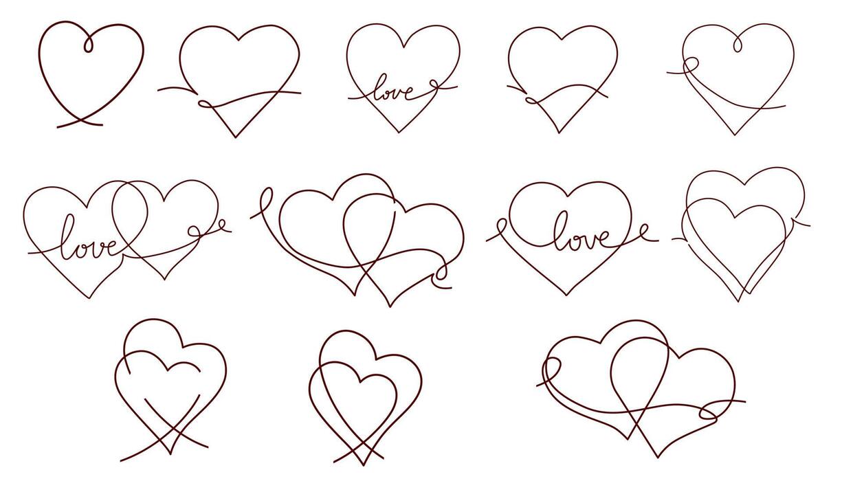 Two Hearts Vector Art, Icons, and Graphics for Free Download