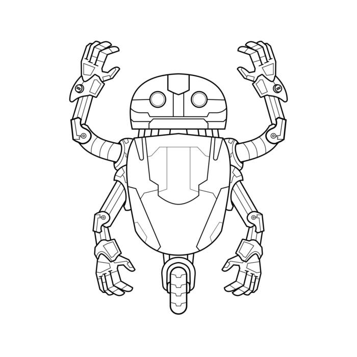Android Coloring Pages