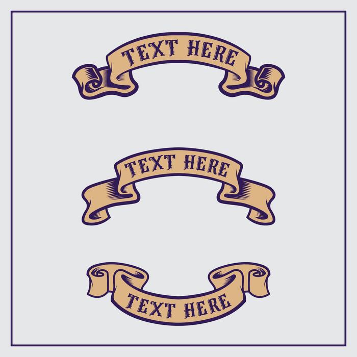 Ribbon Text Vector Art, Icons, and Graphics for Free Download