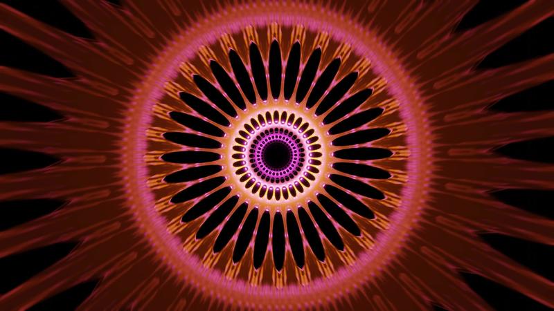 colorful circle fractal pulsating hypnotic vj loop. High quality 4k footage 17521945 Stock Video ...