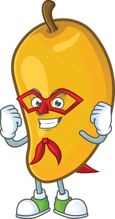 Mango Mascot Vector Art, Icons, and Graphics for Free Download