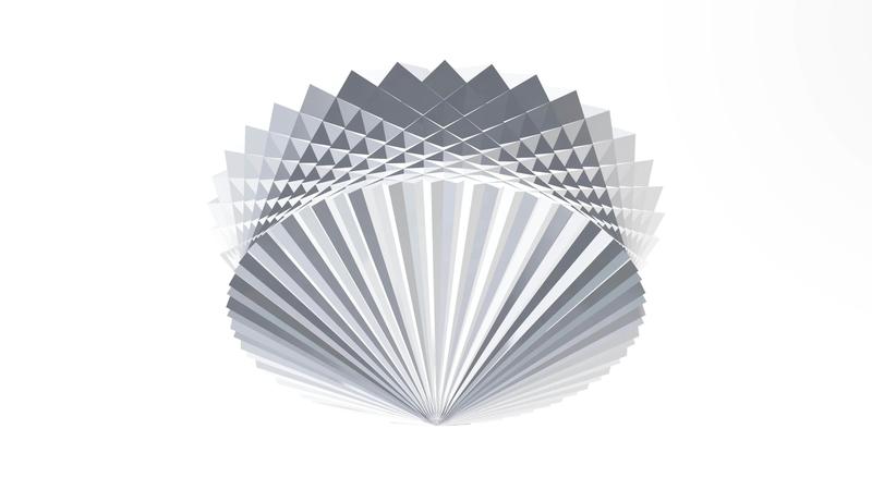 Rotating Difficult White Diamond Form Background Loop Ambient Brilliant Beauty Animation