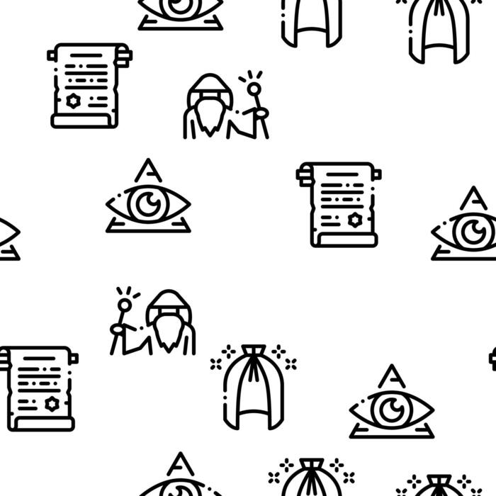 Wizard Pattern Vector Art, Icons, and Graphics for Free Download